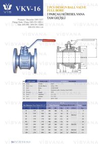 Van Bi Mặt Bích Tay Gạt Model VKV | Hiệu Visvana Thổ Nhĩ Kỳ